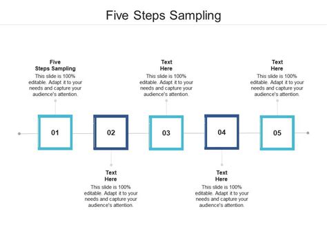 Five Steps Sampling Ppt Powerpoint Presentation Outline Deck Cpb