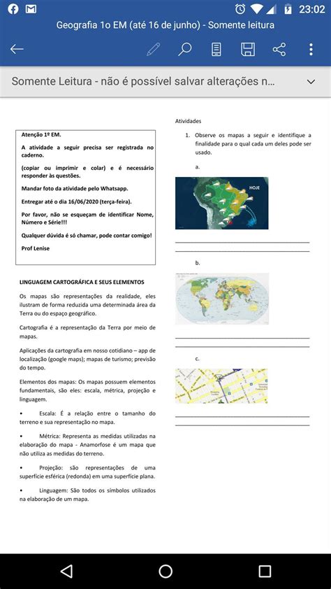 Observe Os Mapas A Seguir E Identifique A Finalidade Para O Qual Cada