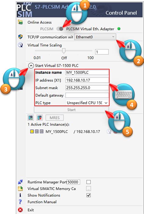 wincc v7 4sp1与plcsim advanced仿真的s7 1500通