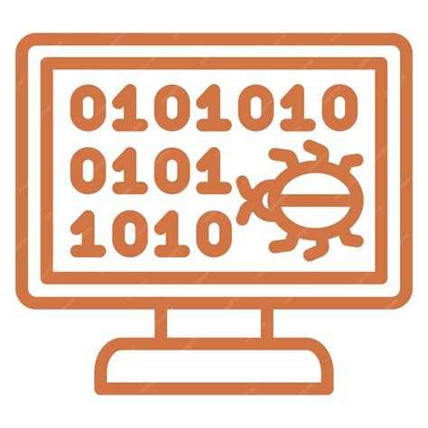 Premium Vector Hack Code Icon Style