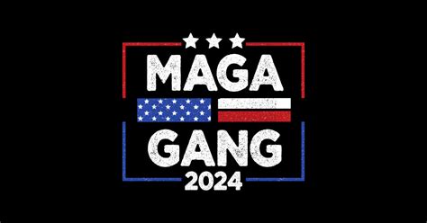 Maga Gang Republican Ultra Maga 2024 Ultra Maga Sticker Teepublic
