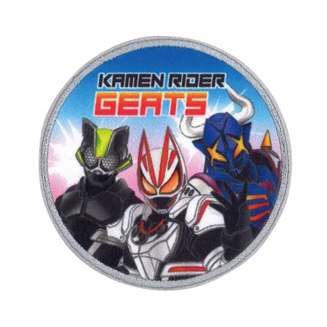 Ban91「仮面ライダーギーツ」 仮面ライダーギーツ 仮面ライダータイクーン 仮面ライダーバッファ シール・アイロン両用ワッペン（1個付き