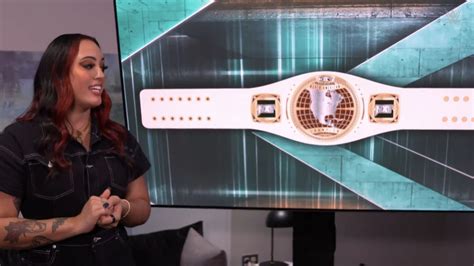 Wwe Nxt Gm Ava Raine Unveils Womens Nxt North American Championship