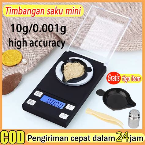Jual Timbangan Perhiasan Portabel 0001g 10kg Timbangan Digital Presisi Tinggi Timbangan Saku