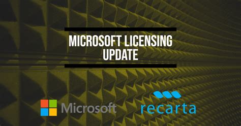 Microsoft Licensing Update May 23 Recarta Dependable It Infrastructure Experts