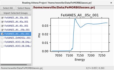 52 Reading And Saving Data Into Larix — Xraylarch 0980 Documentation