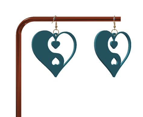 Cute Keychain Earrings 3d Model By Metalab3d On Thangs