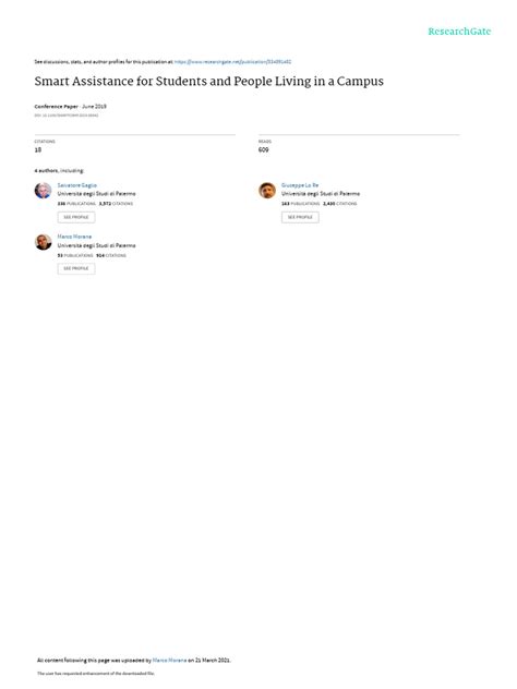 Smart Assistance For Campus Pdf Computing Computer Science