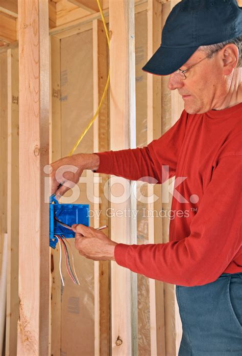 Electrician Connecting Wires Stock Photo Royalty Free Images FreeImages