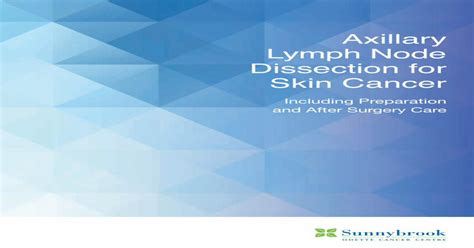 Axillary Lymph Node Dissection For Skin Cancer PDF Document
