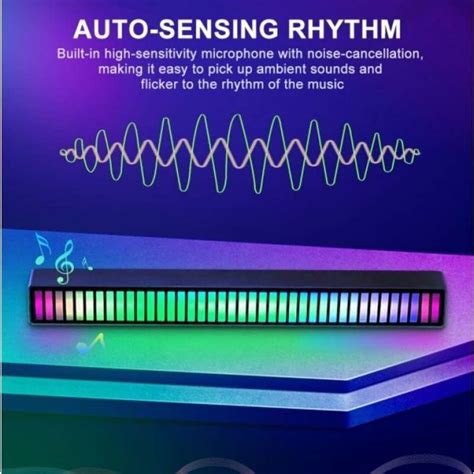 Jual Lampu Led Rgb Bar Strip Spectrum Audio Indikator Music Sound