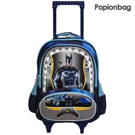 خرید و قیمت کیف مدرسه چرخدار پسرانه وارداتی اعلاء بتمن کد482 ترب