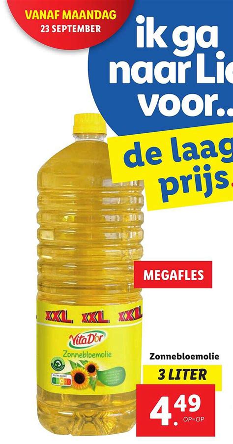 Zonnebloemolie Aanbieding Bij Lidl
