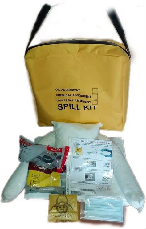 Maharashtra Oil Absorbent Spill Kit 15 Ltr For Industrial Container
