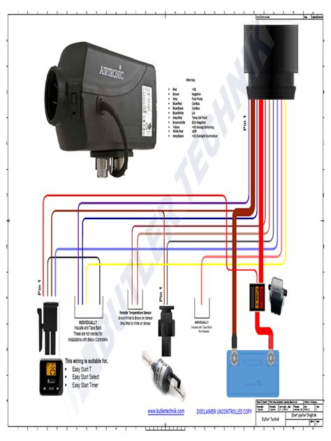Eberspacher Espar Airtronic S2 D2l Wiring Diagram Pdf Electricity Equipment