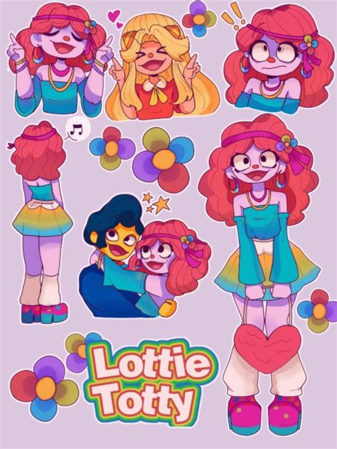 Lottie Totty Old Design Oc Welcome Home Diseño De Personajes Manos