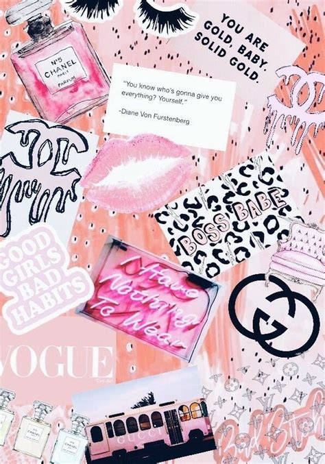 Collage Lock Screen Hot Pink Aesthetic Wallpaper Instituto