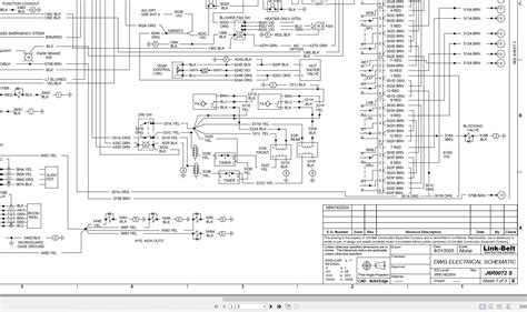 Link Belt Rtc 8045 Ii Crane Electrical And Hydraulic Diagrams Pdf