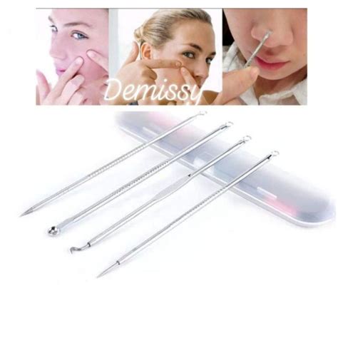 Acne Pimple Blackhead Needle Set Pimple Tool Kit 4pcsset Acne
