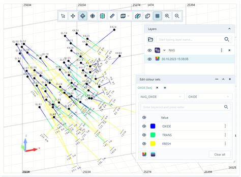 Viewing Drillhole Data In The Nexus Viewer Micromine Origin And Beyond