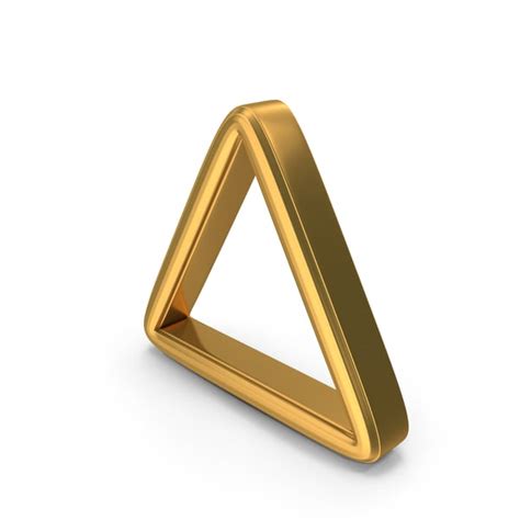 Gold Triangle Shape Frame 3d Incl Gold And Shape Envato
