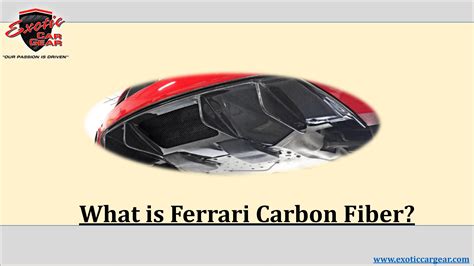 What Is Ferrari Carbon Fiber By Exoticcargear Issuu