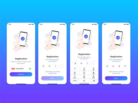 App Verification Ui Ux Design By Bilal Meziani On Dribbble