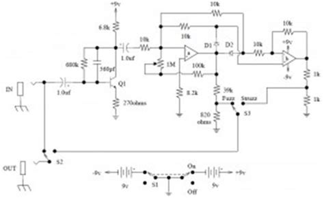Fuzz Box Schematic