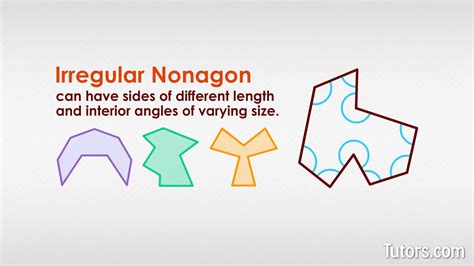 Irregular Nonagon Geometric Nonagon Stock Illustrations 222