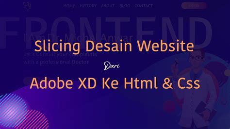 Slicing Desain Website Dari Adobe Xd Ke Html Dan Css Youtube
