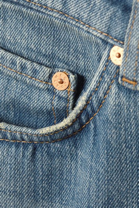 Weekday Rowe Extra High Straight Jeans In Treasure Blue Endource