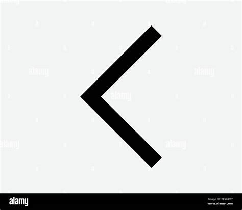 Caret Left Symbol Arrow Pointing West Side Turn Point Direction Path
