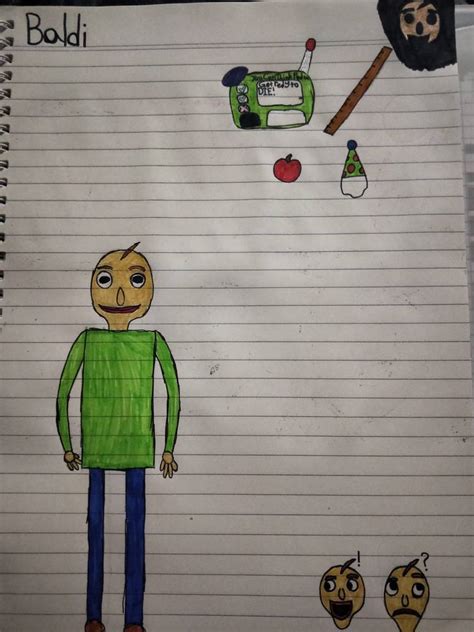 Baldi From Baldis Basics By Bunnylover60 On Deviantart