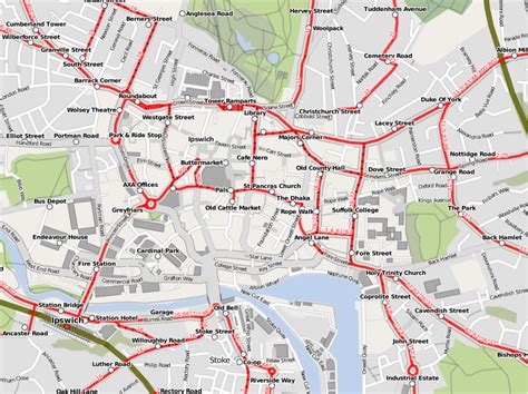 Ipswich Map