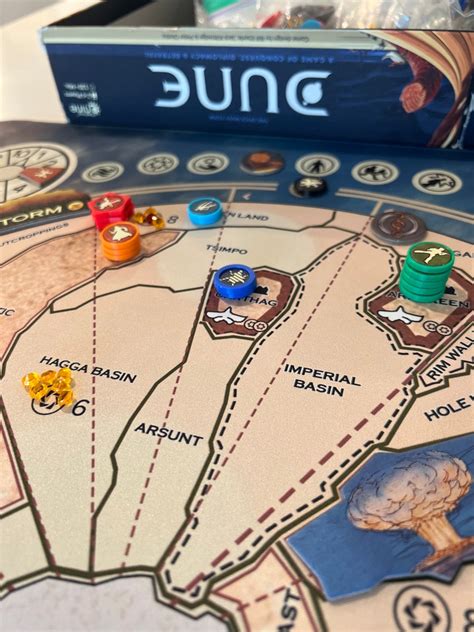Arrakis Inspired Dune Board Game Spice Token Upgrade Set 100x Orange