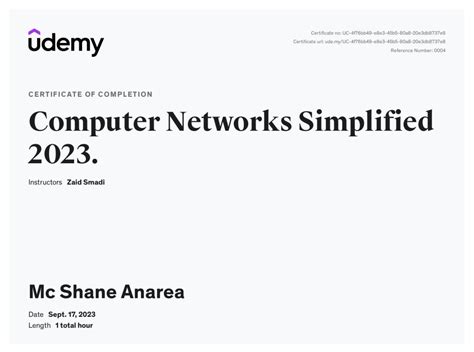 Mcshane Anarea On Linkedin Udemy Course Completion Certificate