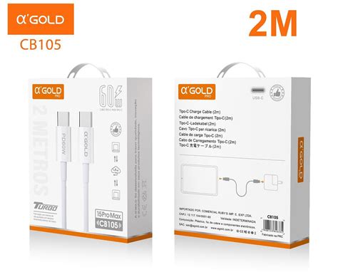 Cabo Tipo C Para Tipo C 60W C 2 Metros