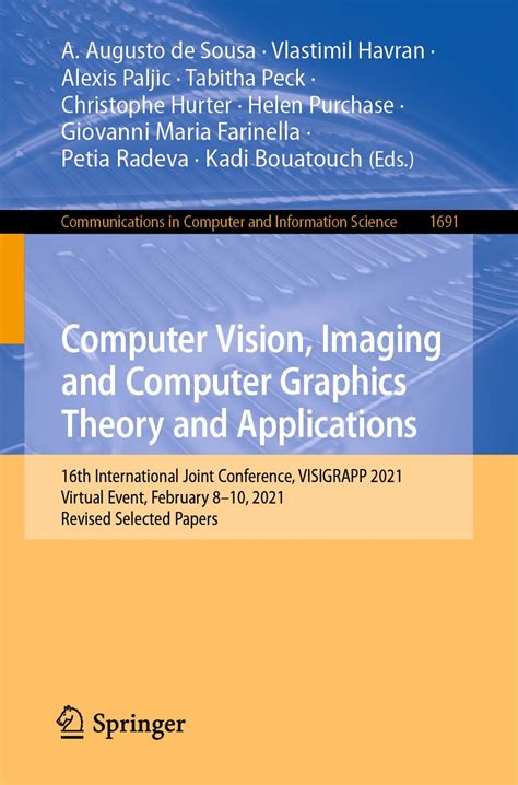Computer Vision Imaging And Computer Graphics Theory And Applications Ebook By Epub Rakuten