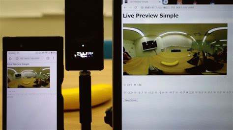 Extended Livepreview Sample Code For Theta Plug In With Webui Api Usage Camera 360 Developer