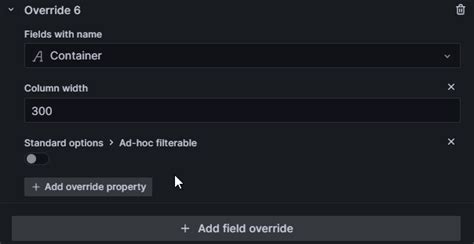 Turning Off Ad Hoc Filters In Tables Dashboards Grafana Labs