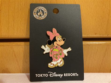 Minnie Mouse In Kimono Pin Tokyo Disney Resort 興趣及遊戲 收藏品及紀念品 古董收藏