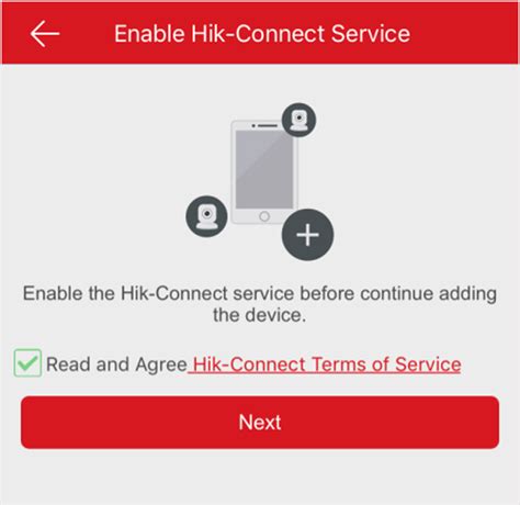 Enable Hik Connect Service When Adding Device On Mobile Client