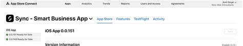 ios unable to add new version in app store in app store connect