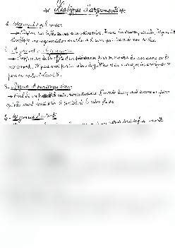 Solution Les Types D Arguments Studypool