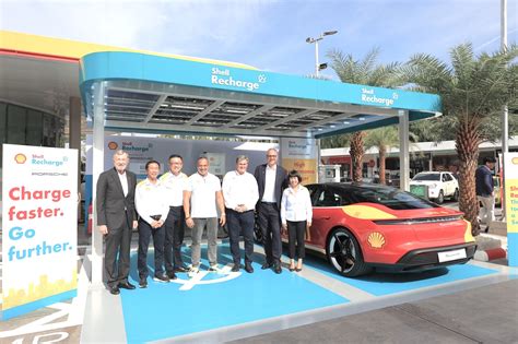 Porsche And Shell Launch First 180 Kw Ev Charging In Thailand Automacha