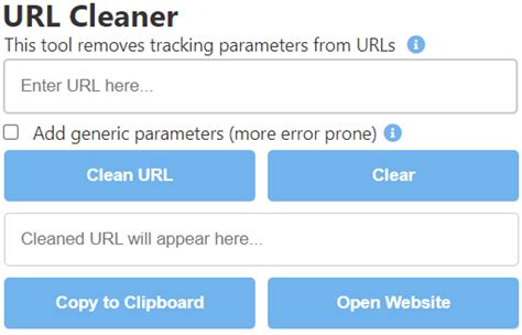 Cleaner Remove Tracking Parameters Easily