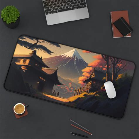 Mount Fuji Desk Mat Xxl Gaming Mouse Pad Japanese Mousepad Desk