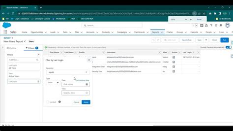 use relative date like last 7 days in filter criteria in report