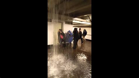 Nyc Subway Flooding Youtube