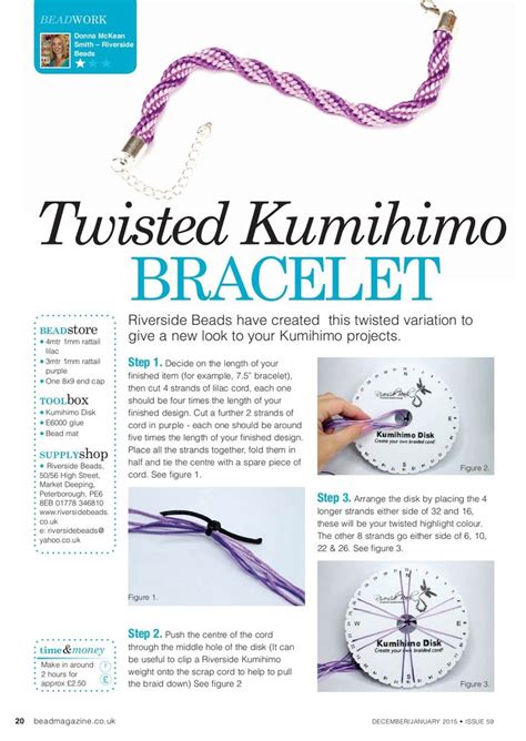 Diy Twisted Kumihimo Bracelet Tutorial